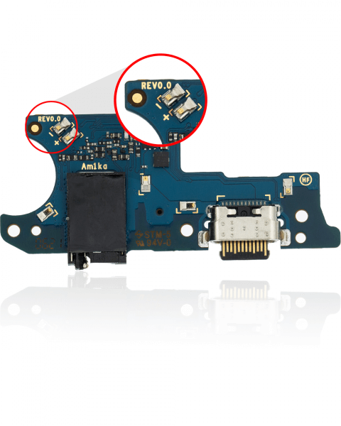 Samsung Galaxy A03s (A037 2021) Charging Port Board With Headphone Jac ...